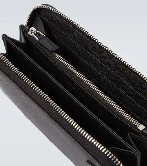 Prada Saffiano Leather Wallet - Black
