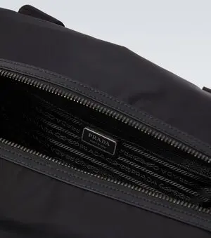 Prada Re-nylon Leather Trimmed Duffel Bag