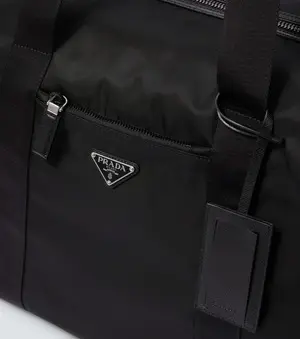 Prada Re-nylon Leather Trimmed Duffel Bag