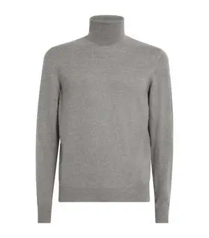 Ralph Lauren Purple Label Cashmere Roll-neck Sweater - Grey