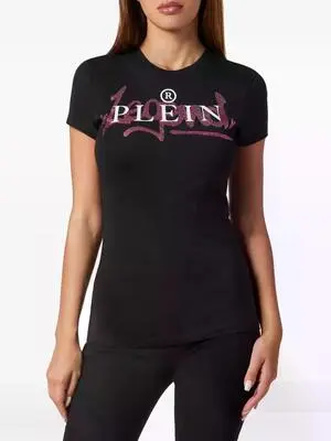 Philipp Plein Embellished Logo T-shirt