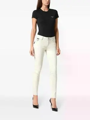 Philipp Plein Crystal Heart Jeans - Neutrals