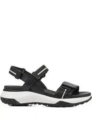 Geox Sorapis Sandals With Touch-strap Fastening - Black