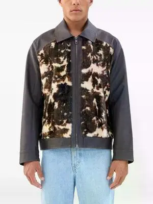 UNREAL FUR Paneled Jacket - Grey