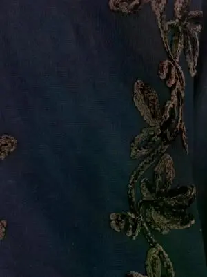 JIL SANDER Floral Embroidered Crew Neck Sweater