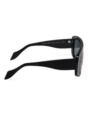 Pinko Stoned Mask Sunglasses - Black