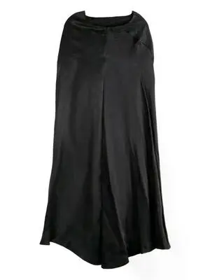 THE ROW Luce Asymmetric Skirt - Black