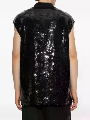Dolce & Gabbana Sequin Embellished Sleeveless Top