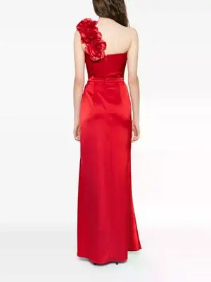 SILK LOVE & LACE Sara Dress - Red