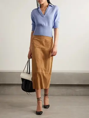 Proenza Schouler Reeve Cotton-blend Polo Sweater