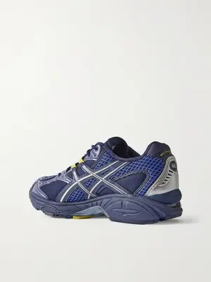 Asics Gel-nimbus 10.1 Metallic Rubber-trimmed Mesh Sneakers - Blue