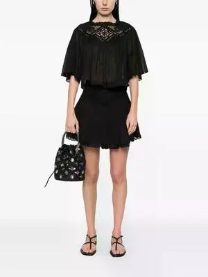 MARANT ETOILE Goldie Mini Skirt - Black