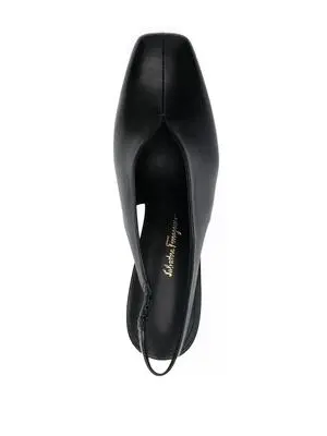FERRAGAMO F-heel Slingback Pumps