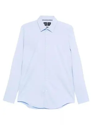 BOSS Long-sleeved Button-up Shirt - Blue