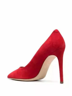 FERRAGAMO Pointed-toe Suede Stiletto Pumps