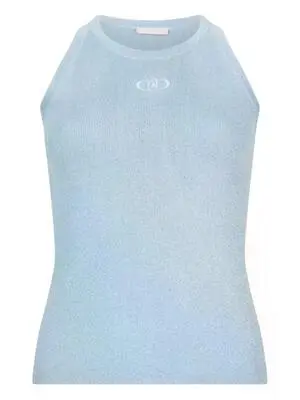 Liu Jo Ribbed Texture Logo Top