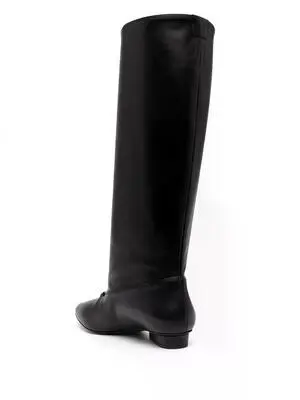 FERRAGAMO Gancini Buckle Knee-high Boots