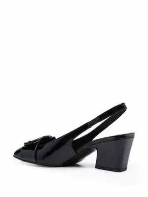 FERRAGAMO Briget Patent Leather Slingback Pumps