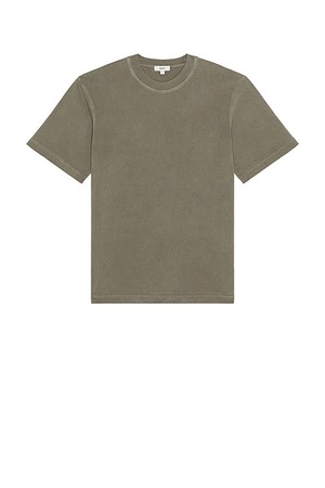 AGOLDE Asha Mock Neck Tee - Flint