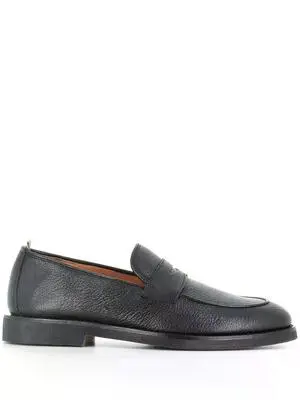 Officine Creative Leather Penny Loafers - Black