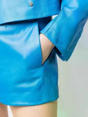 FERRAGAMO Polished Finish High-waisted Shorts