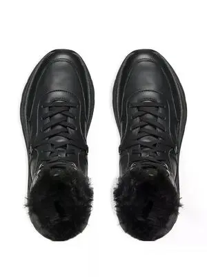 Geox Diamanta Lace-up Chunky Sole Ankle Boots