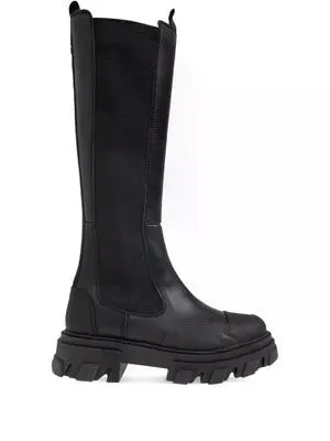 GANNI 55mm Knee-high Boots - Black