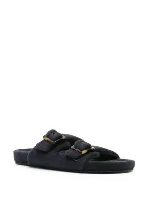 ERES French Terry Double Buckle Slides
