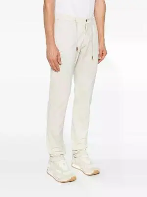 Eleventy Drawstring Waist Trousers - Neutrals