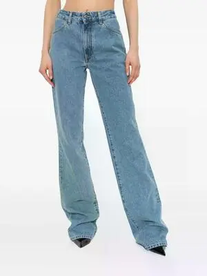 Attico Flared High-waist Jeans