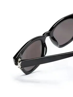 Saint Laurent Plaque Square-frame Sunglasses