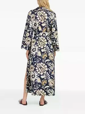 La DoubleJ Floral-print Wrap Dress