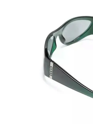 Gucci Wraparound-frame Sunglasses