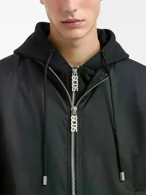 Gcds Cotton Hooded Bomber Jacket