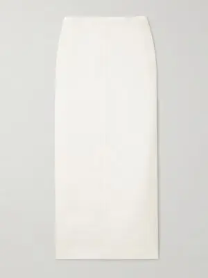 Khaite Lalisa Silk-organza Maxi Skirt - Neutrals
