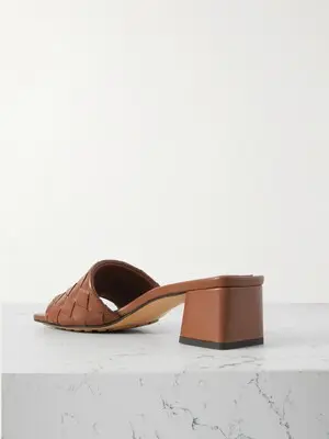 Bottega Veneta Riva Intrecciato Leather Mules