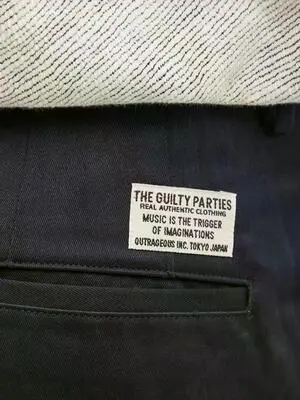 WACKO MARIA Pleated Trousers With Back Label