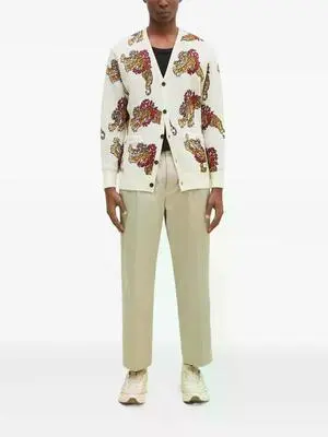 WACKO MARIA X Tim Lehi Tiger-patterned Cardigan