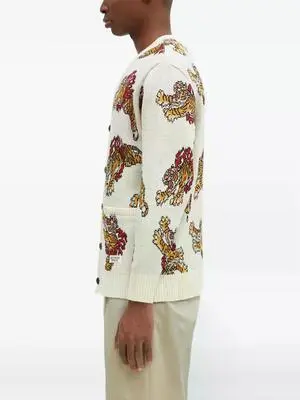 WACKO MARIA X Tim Lehi Tiger-patterned Cardigan