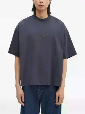Vetements Logo-embroidered T-shirt - Blue