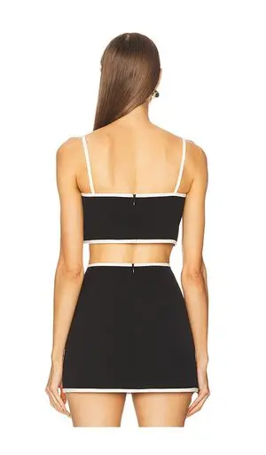 Alexis Simi Top With Contrast Trim