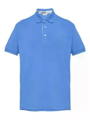 Etro Pegaso-motif Cotton Polo Shirt