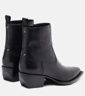 GOLDEN GOOSE Debbie 45 Leather Ankle Boots