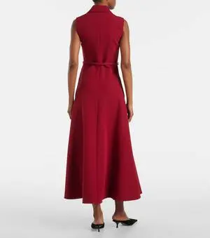 Roland Mouret Crepe Midi Dress