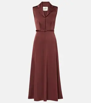 Roland Mouret Crepe Midi Dress