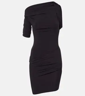 Jacquemus Draped Jersey Mini Dress - Blue