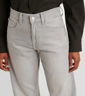 7 For All Mankind Tess Mid-rise Straight Jeans
