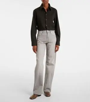 7 For All Mankind Tess Mid-rise Straight Jeans