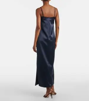 ALEMAIS Anouk Colantoni Fontaine Slip Midi Dress