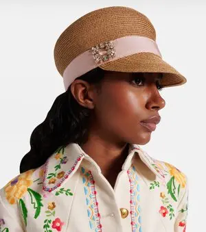 ROGER VIVIER Broche Vivier Newsboy Cap